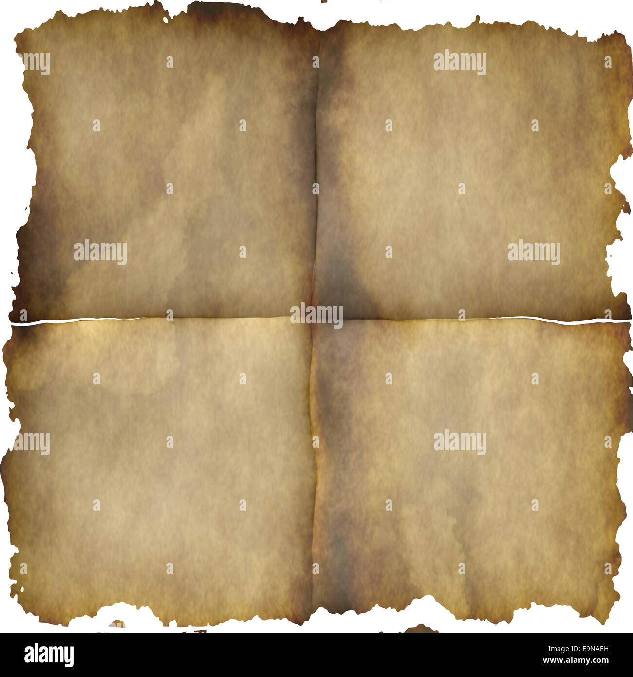 Vintage folded paper Stock Photo - Alamy