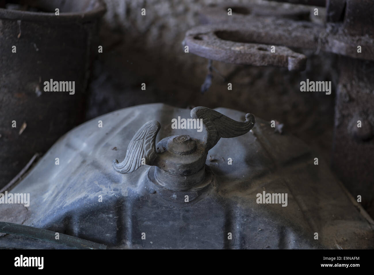 Radiator with Figure Stock Photo - Alamy