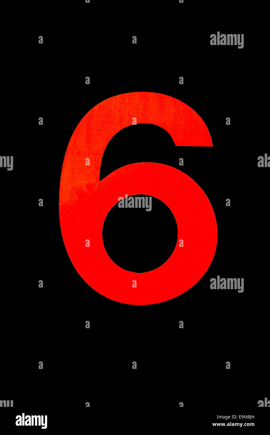 Number six hi-res stock photography and images - Alamy