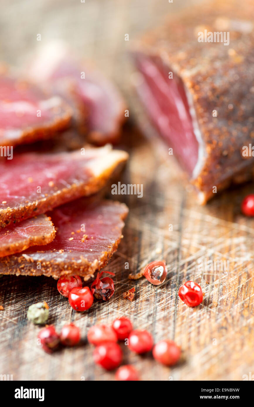 Slices cured meet table hi-res stock photography and images - Alamy