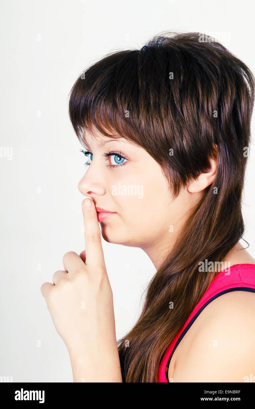 Silent face hi-res stock photography and images - Alamy
