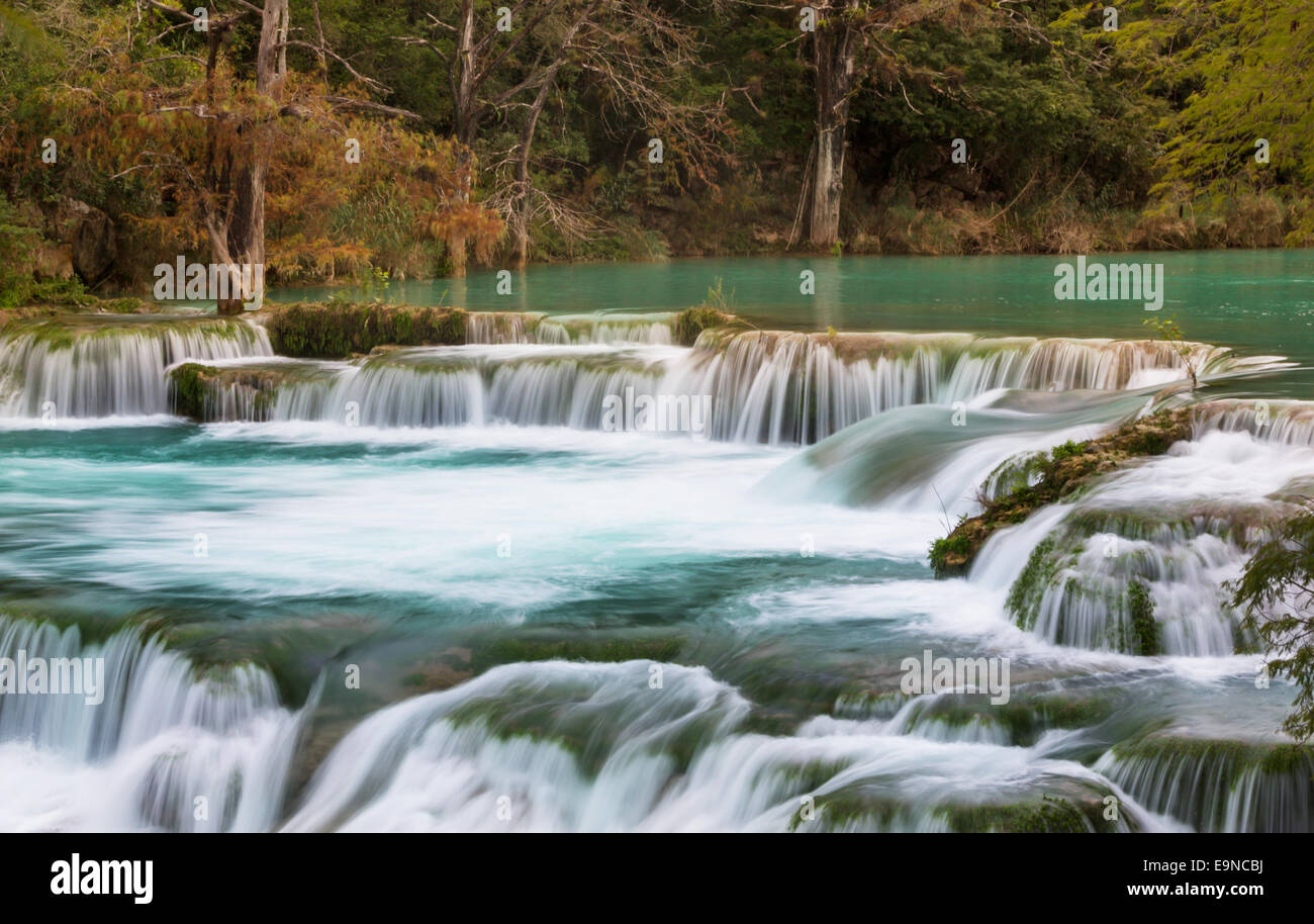 Waterfall in Mexico Stock Photo - Alamy