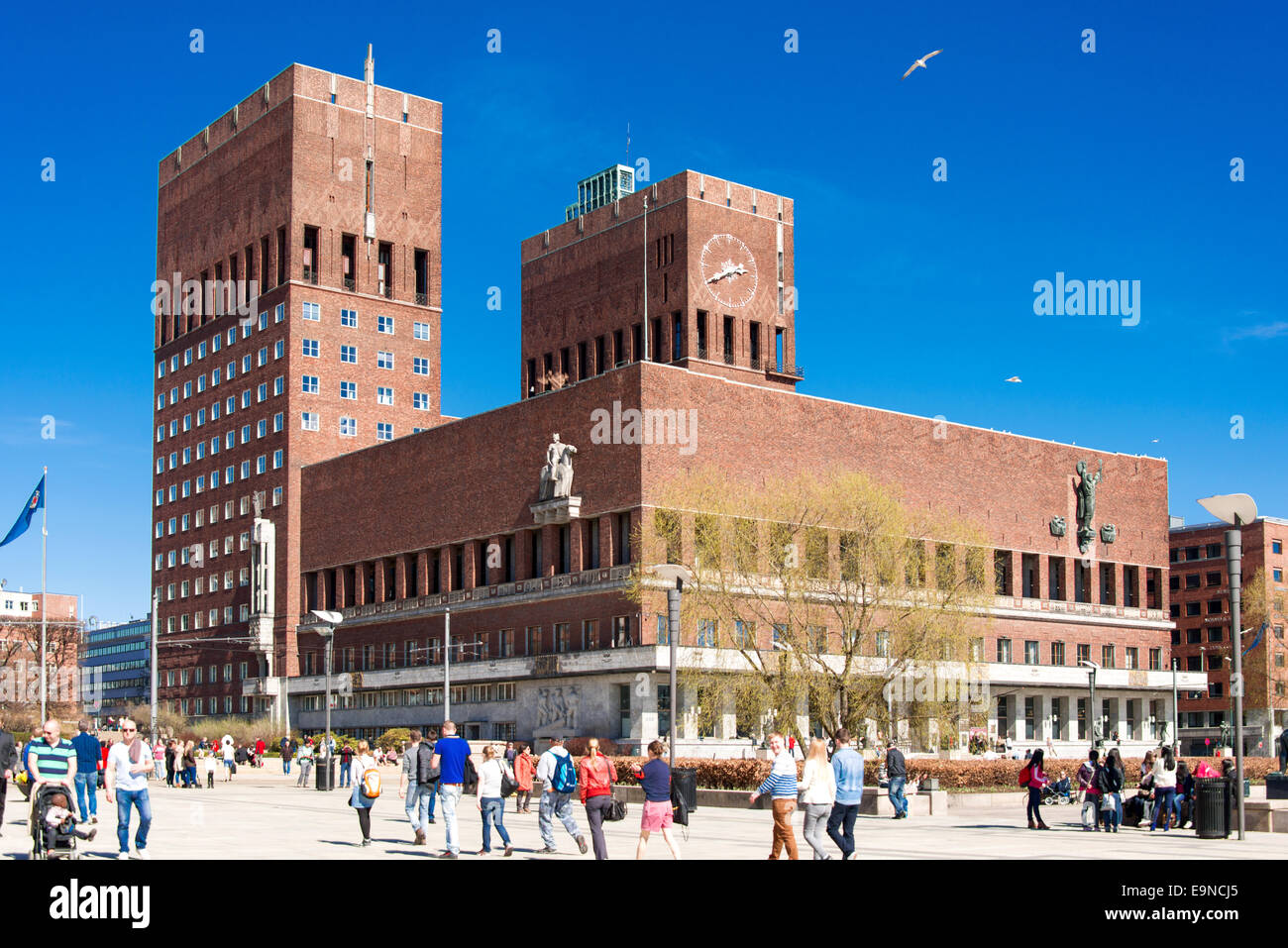 Oslo City Hall Stock Photo - Alamy