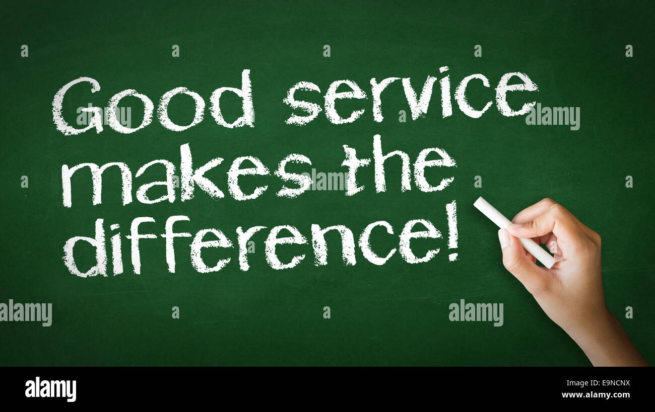 Good service makes the difference hi-res stock photography and images ...