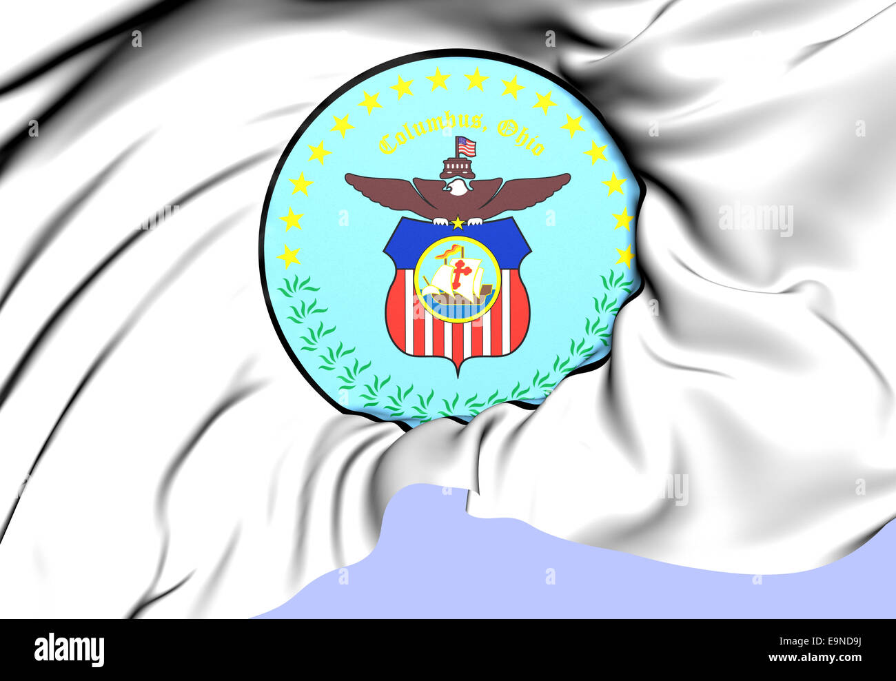 Columbus Coat of Arms Stock Photo - Alamy