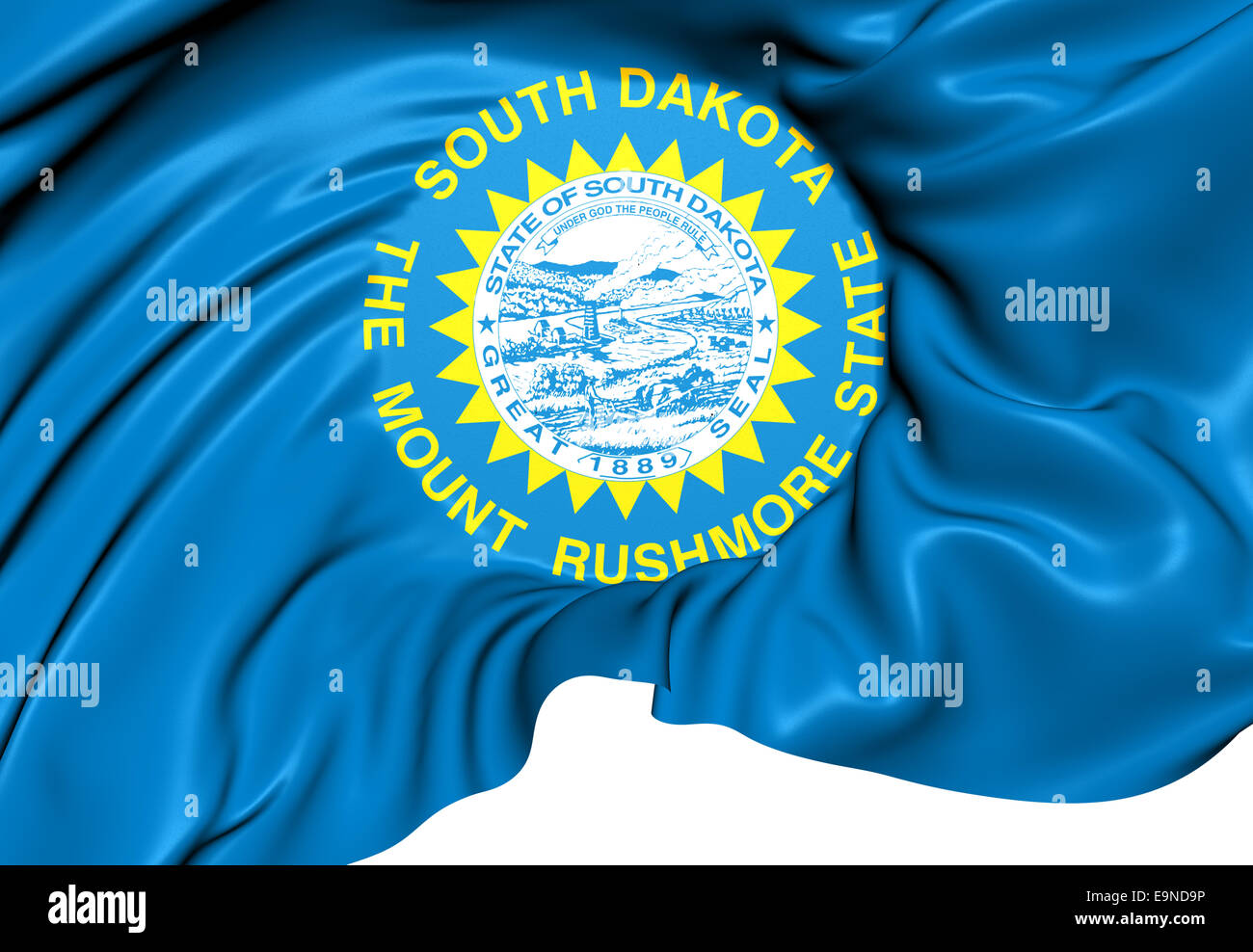 Flag of South Dakota Stock Photo - Alamy