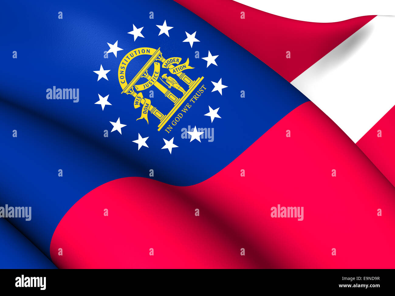 Flag of Georgia Stock Photo - Alamy