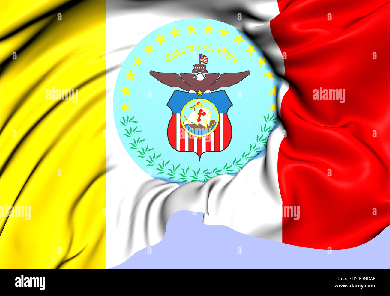 Flag of Columbus Stock Photo - Alamy