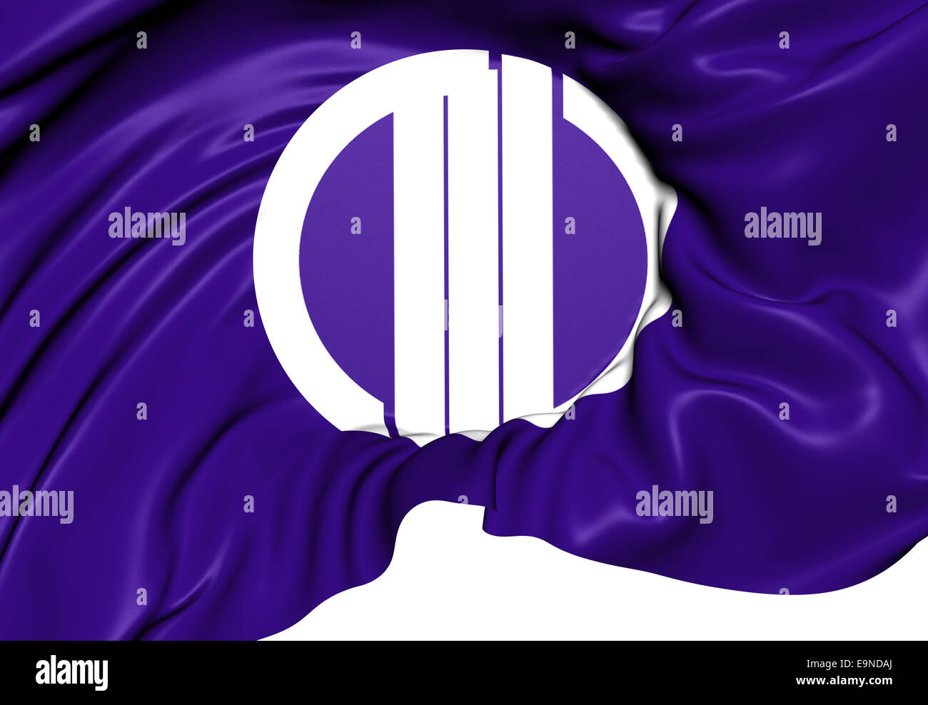 Flag of Sendai City Stock Photo - Alamy