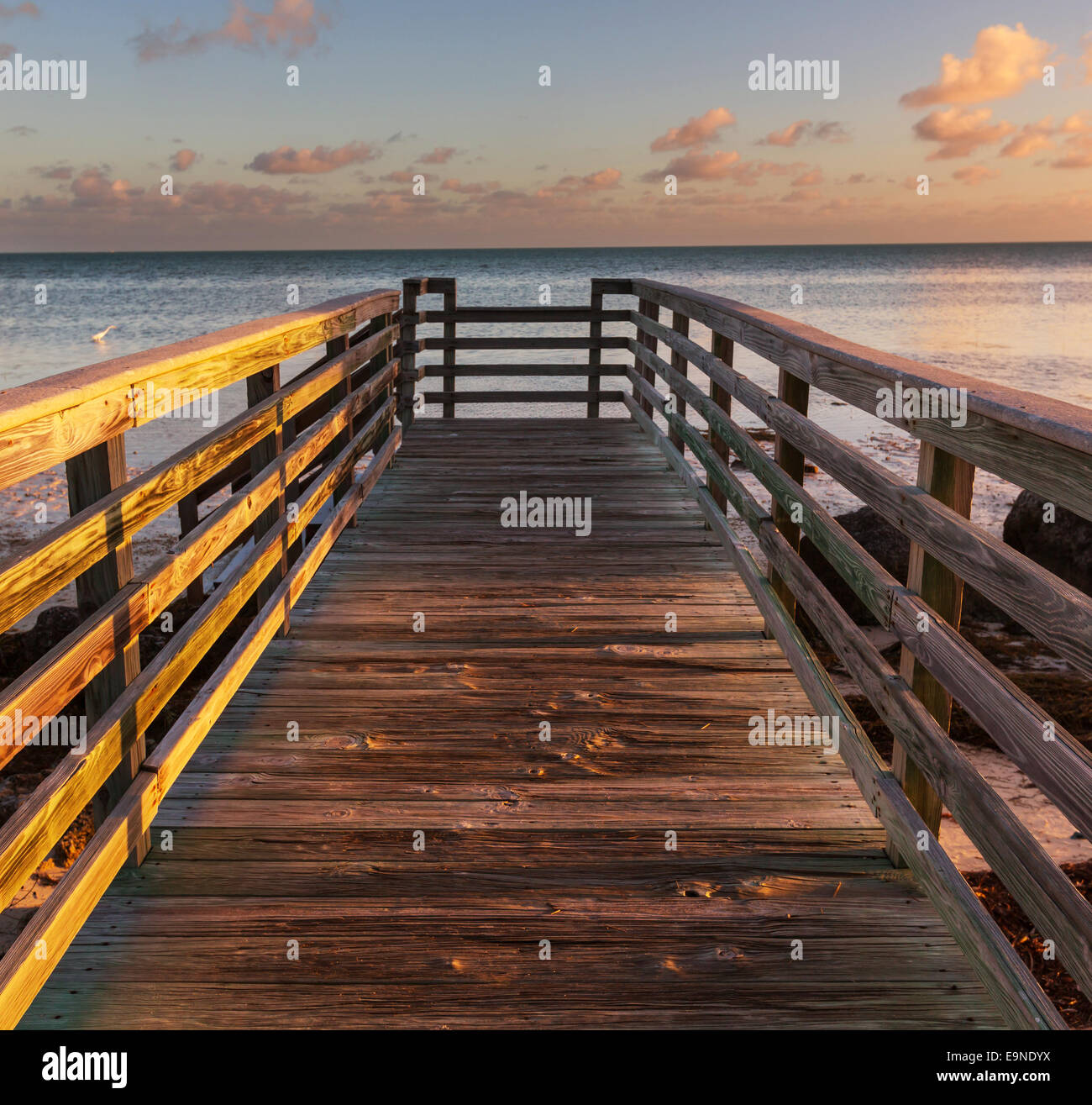 Boardwalk on beach Stock Photo - Alamy