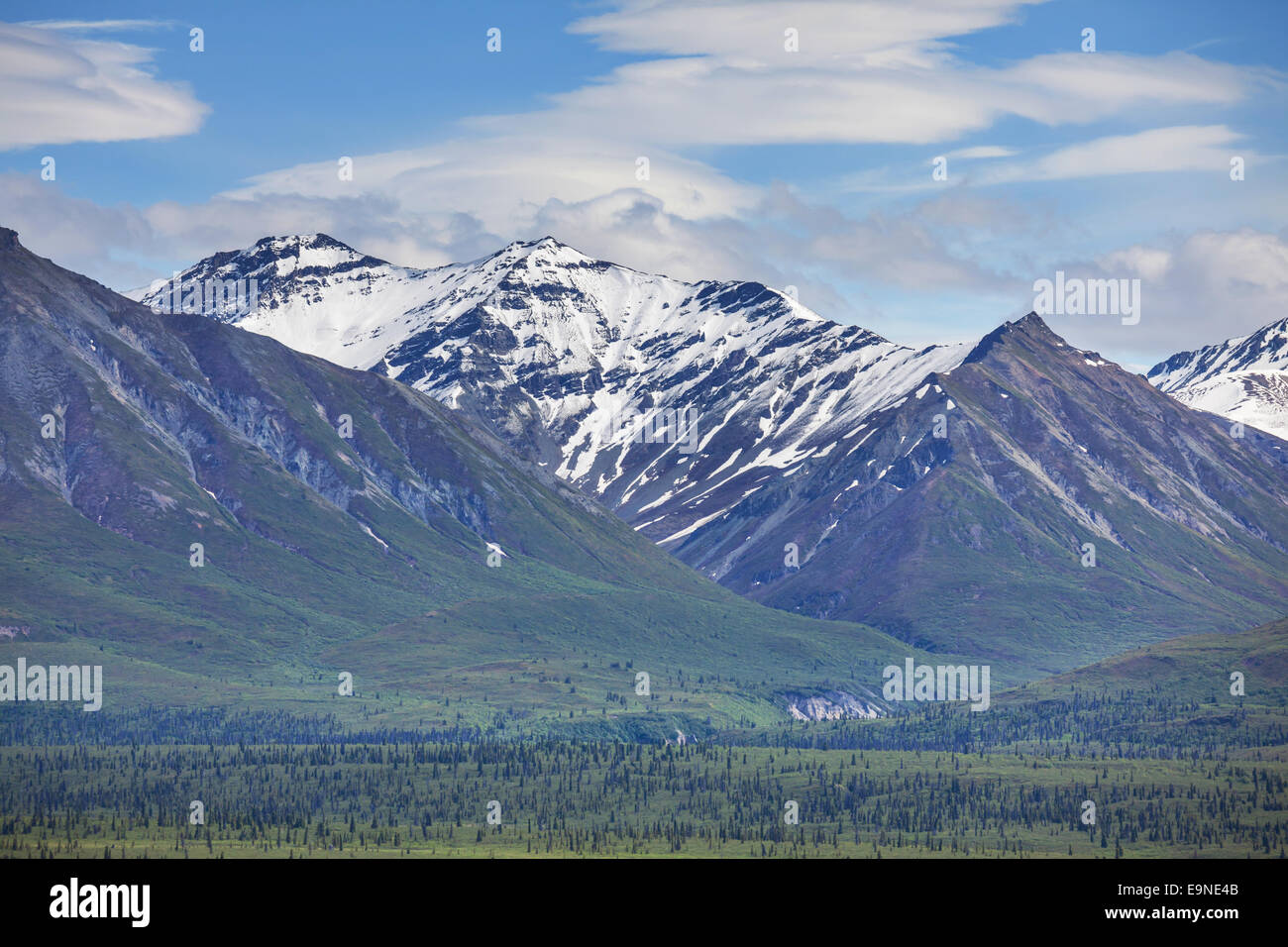 Mountains on Alaska Stock Photo - Alamy