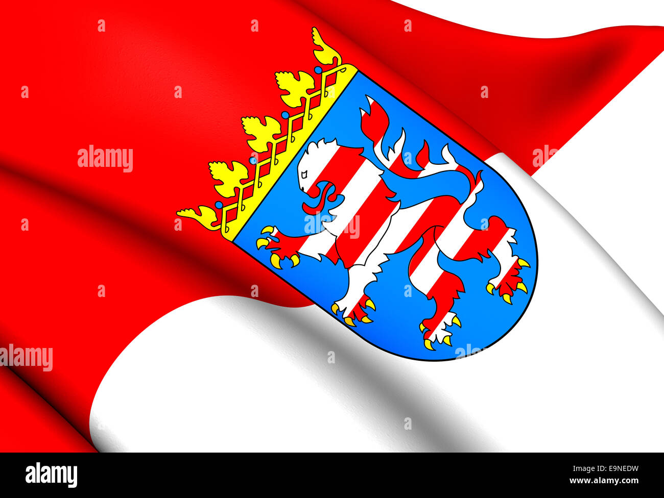 Flag of Hessen Stock Photo - Alamy