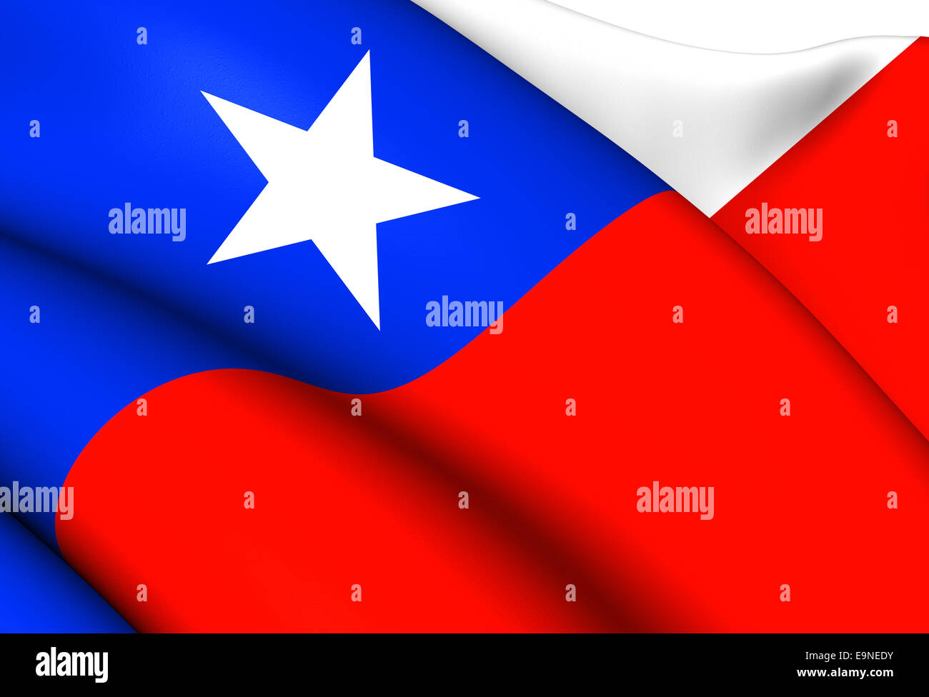 Flag of Chile Stock Photo - Alamy