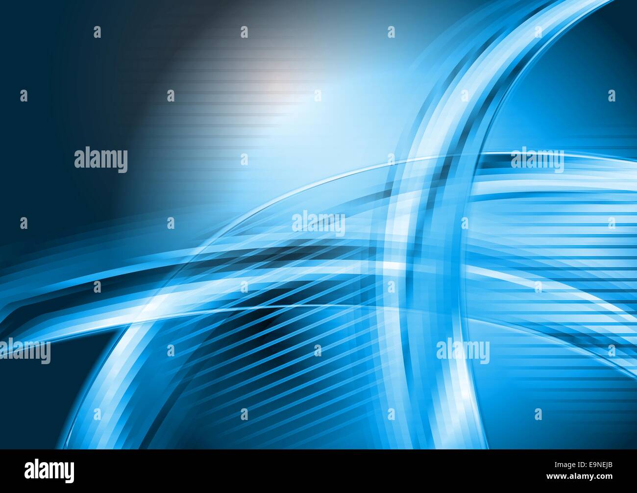 Abstract blue creative waves background Stock Photo - Alamy