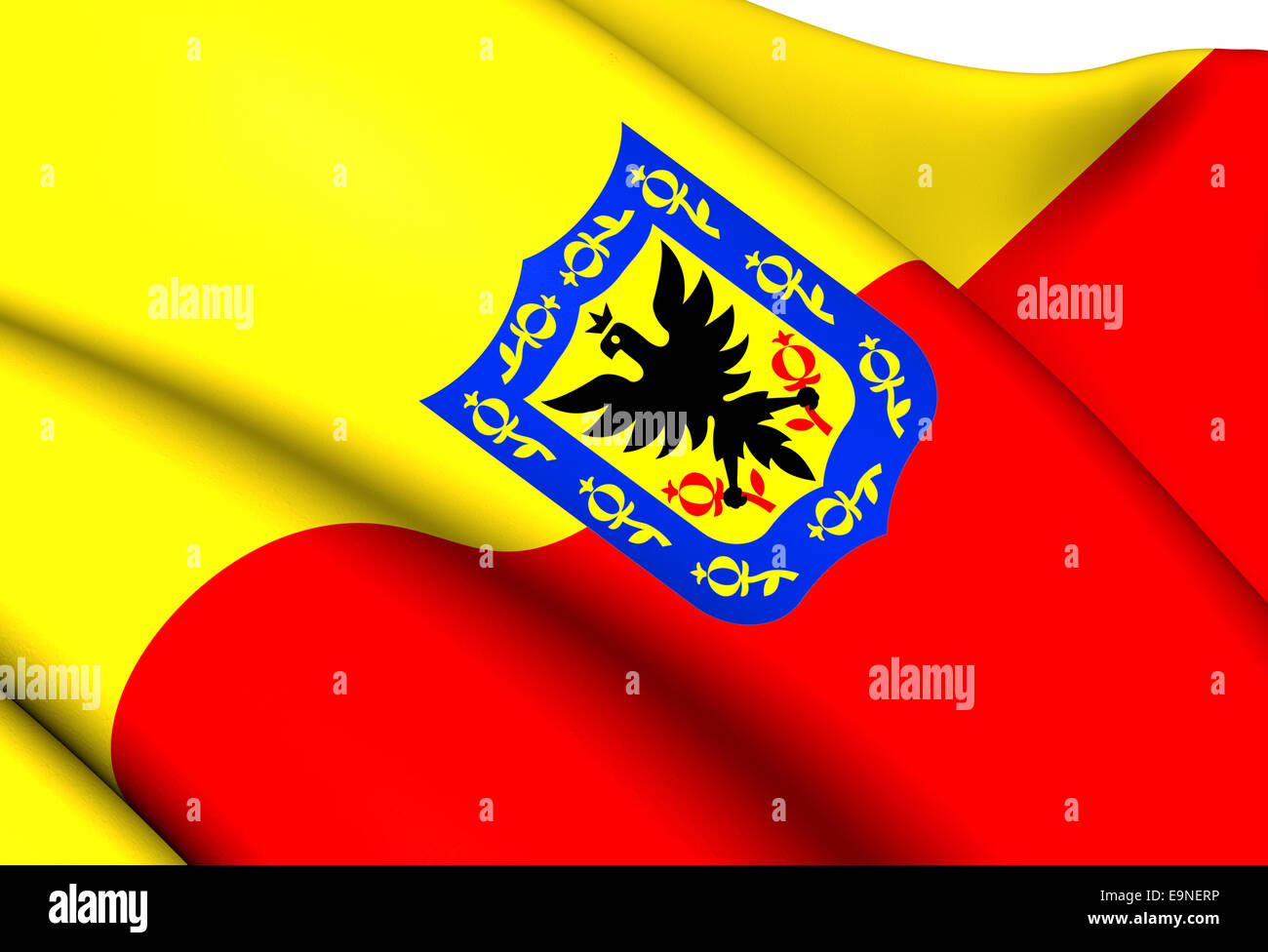 Flag of Bogota Stock Photo - Alamy