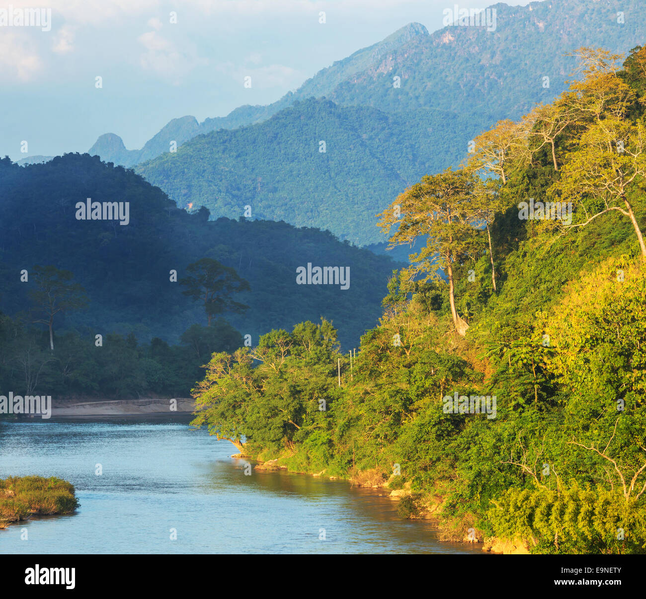 River in Laos Stock Photo - Alamy