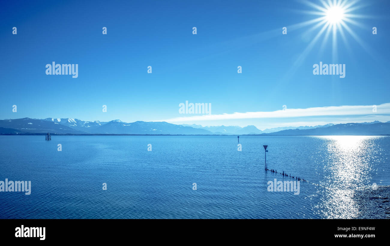 Lake constance bodensee swiss alps hi-res stock photography and images ...
