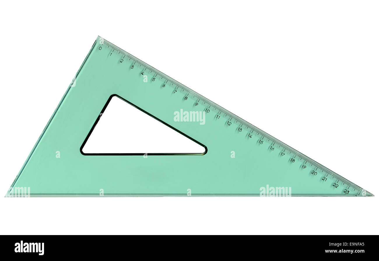 Set square triangle Stock Photo - Alamy