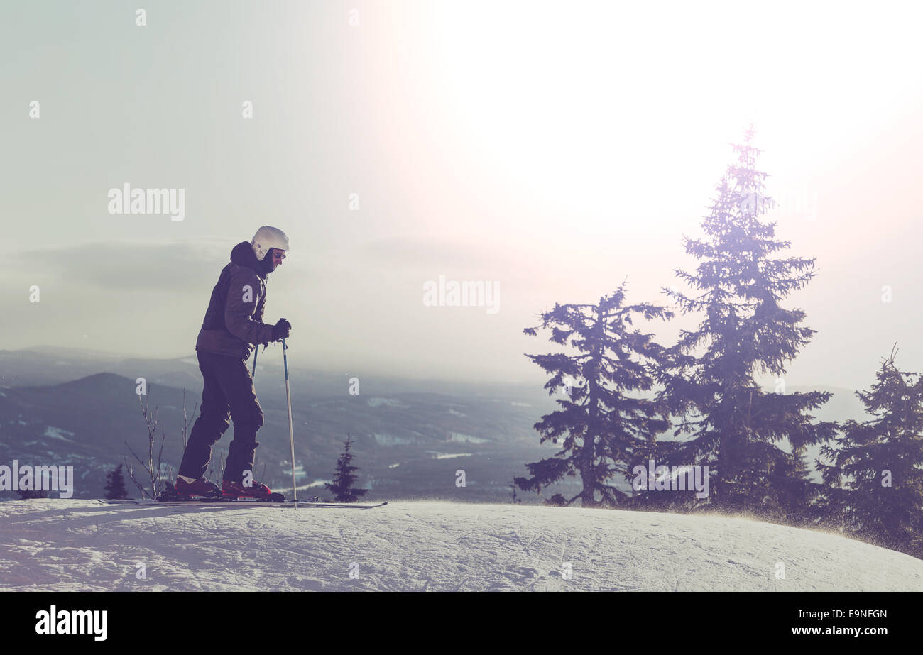 Expert skier hi-res stock photography and images - Alamy