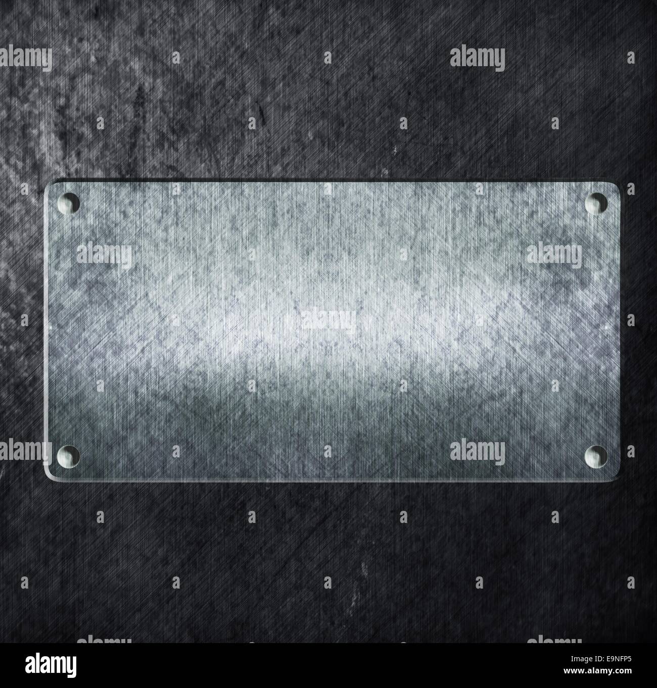 Metal border sign hi-res stock photography and images - Alamy