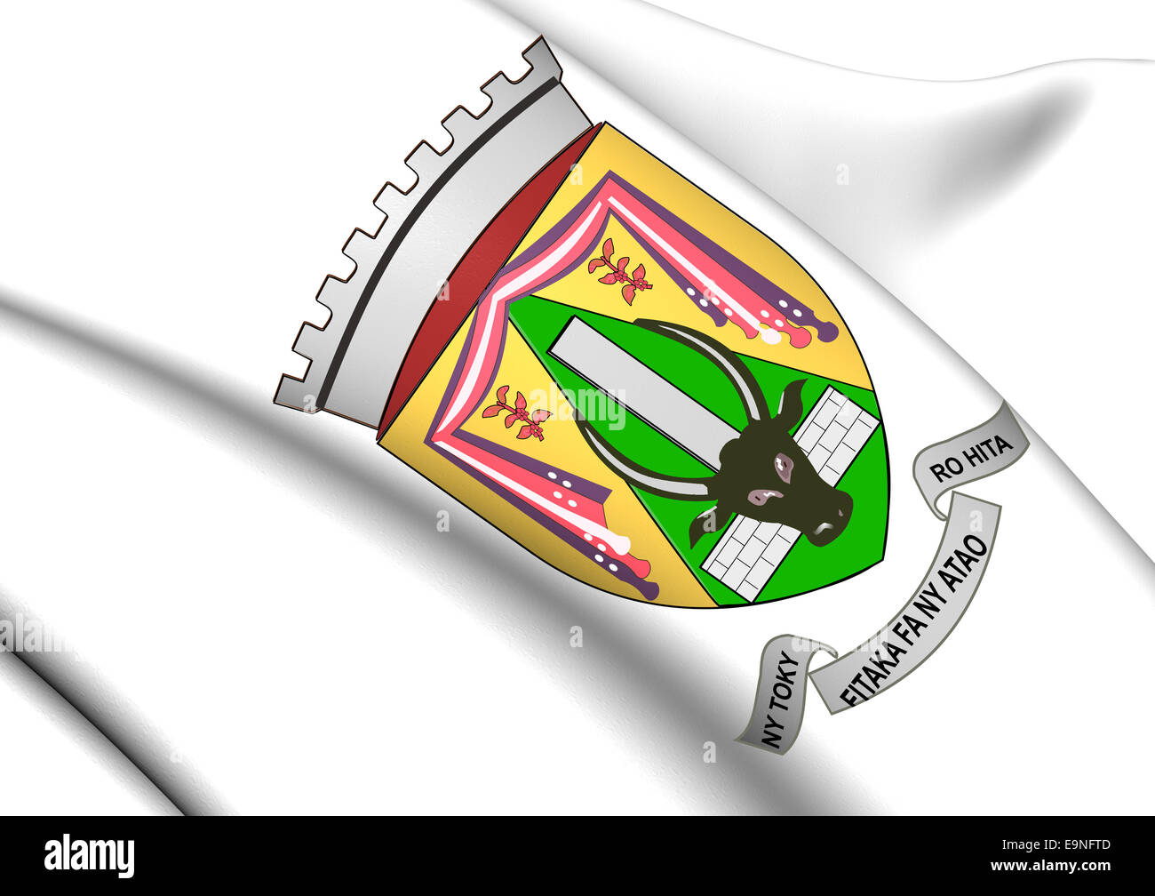 Ambalavao Coat of Arms Stock Photo - Alamy