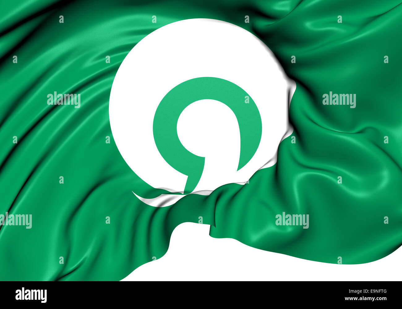 Flag of Abiko Stock Photo - Alamy