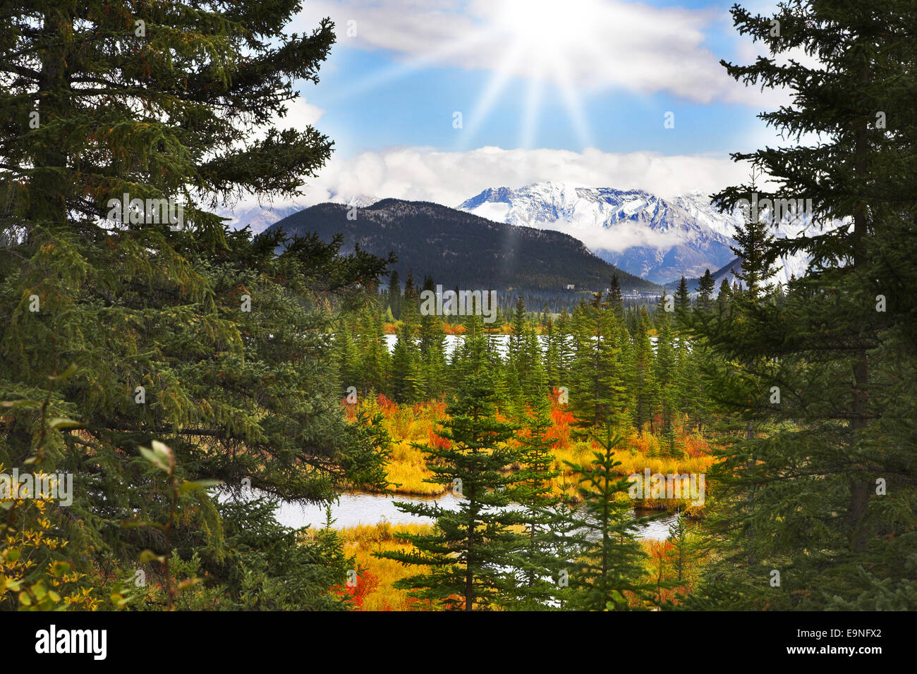 Morning in the mountains hi-res stock photography and images - Alamy