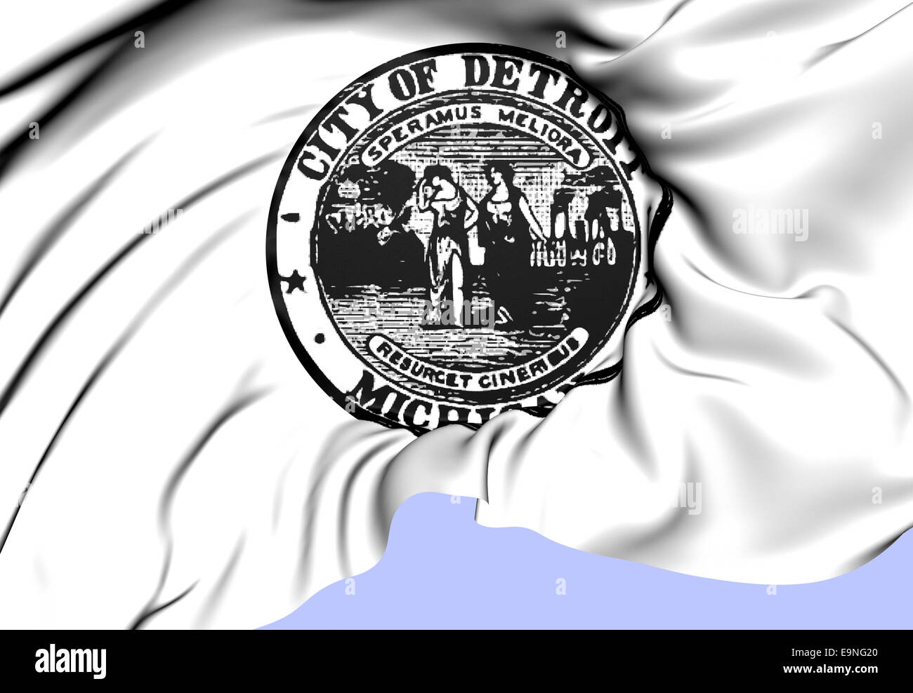 Seal of Detroit Stock Photo - Alamy