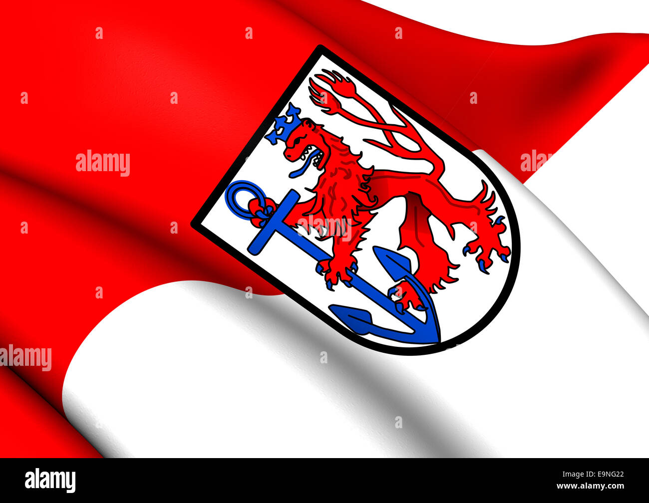 Flag of Dusseldorf Stock Photo - Alamy