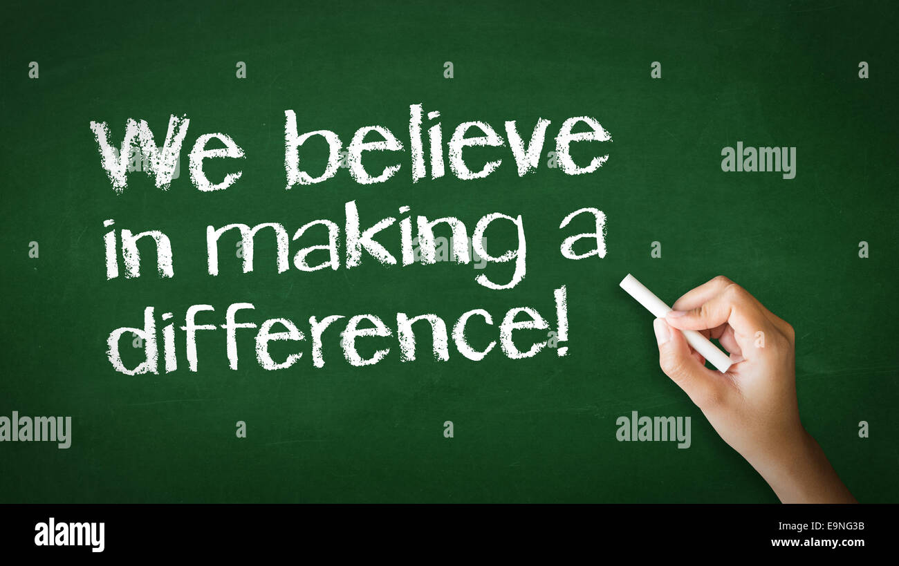Making a difference together hi-res stock photography and images - Alamy
