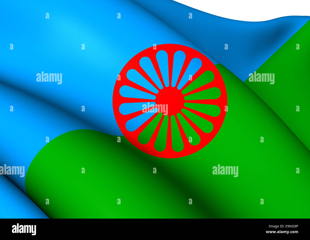 Romani People Flag Stock Photo - Alamy