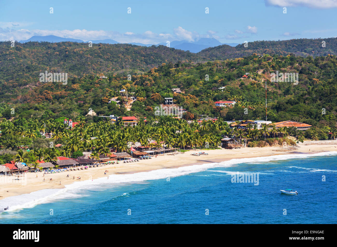 Coast in Mexico Stock Photo - Alamy
