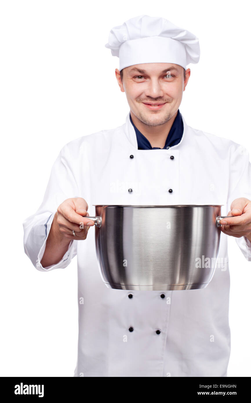 chief holding pot Stock Photo - Alamy