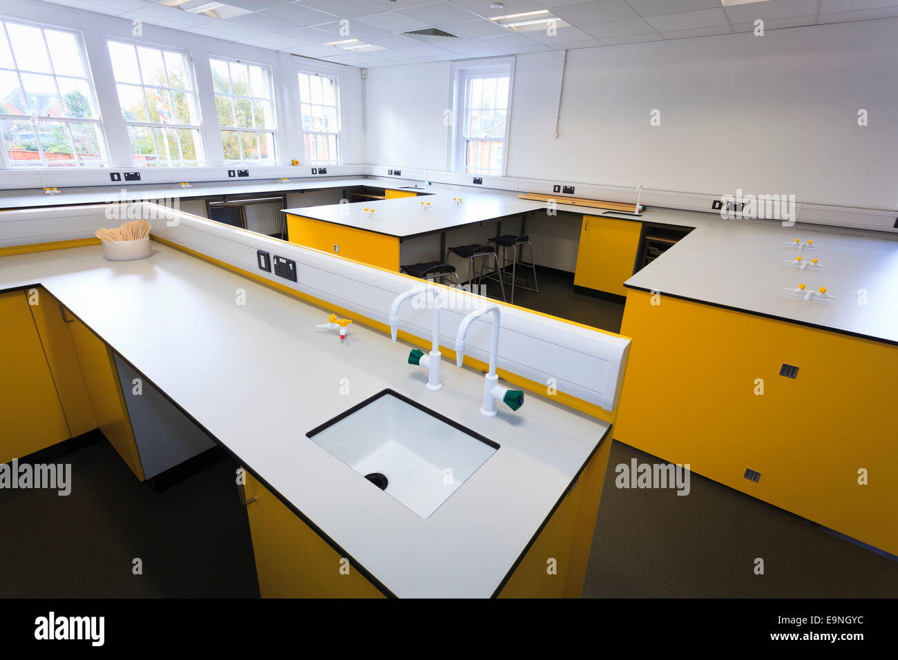 Classroom benches hi-res stock photography and images - Alamy