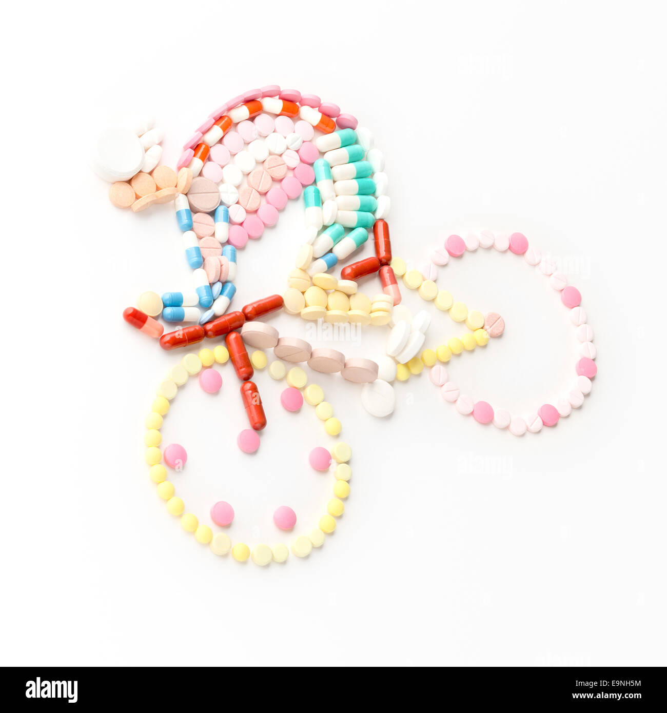 Professional road racing cyclist Cut Out Stock Images & Pictures - Alamy