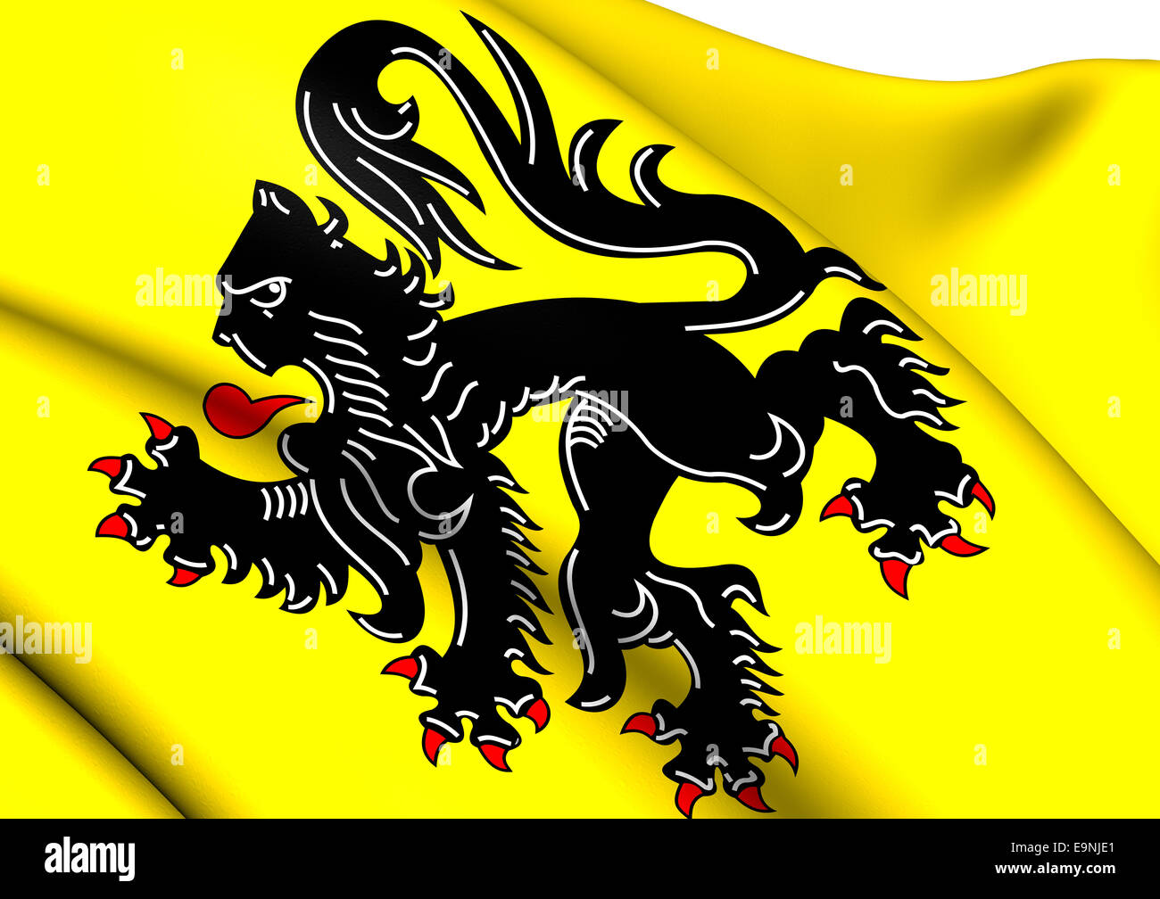 Flag of Flanders Stock Photo - Alamy