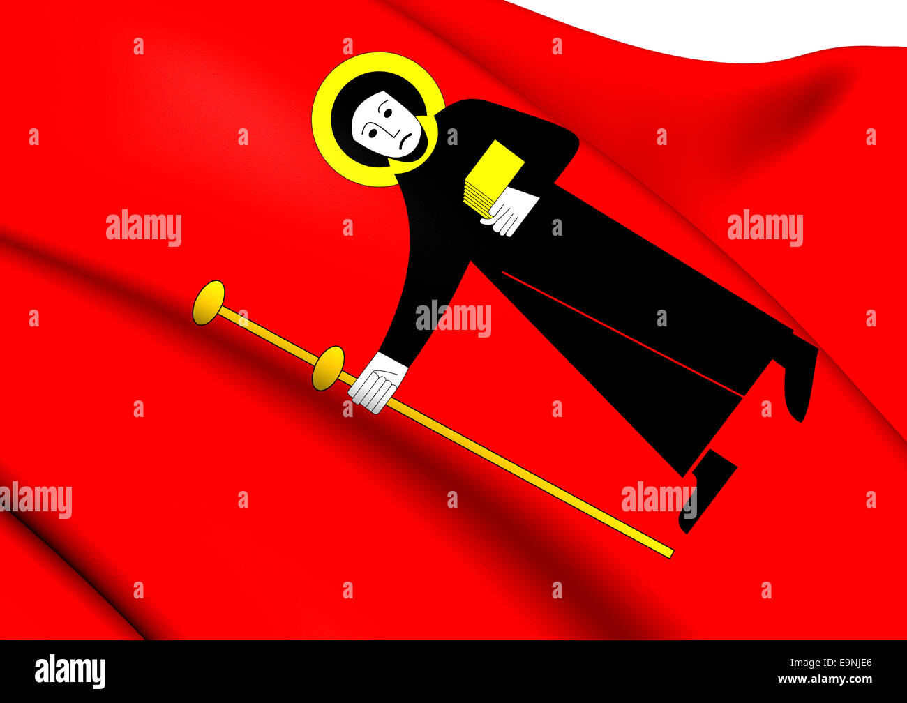 Flag of Glarus Stock Photo - Alamy