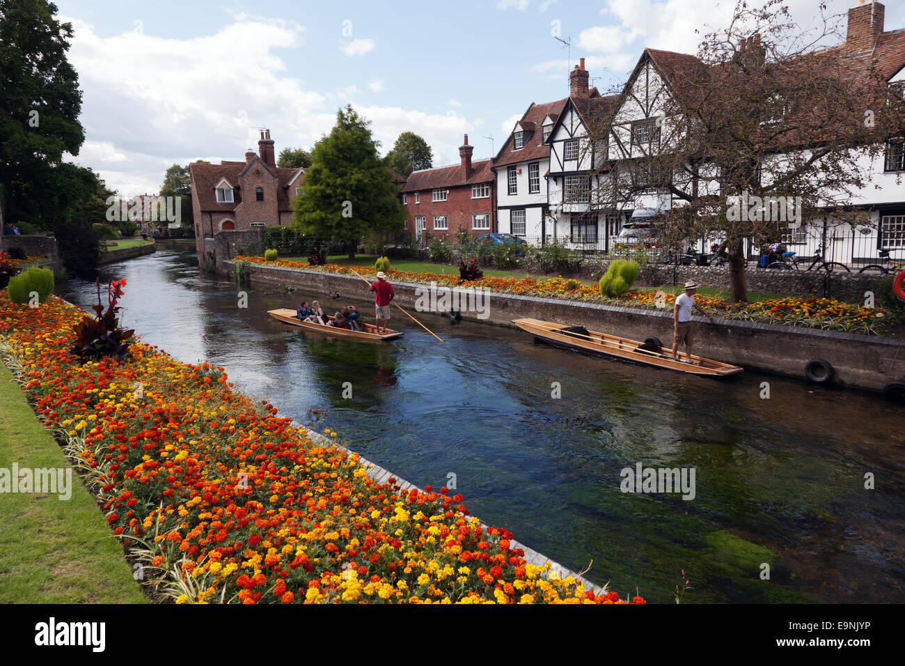 View of Westgate Gardens looking towards the Great Stour, River ...