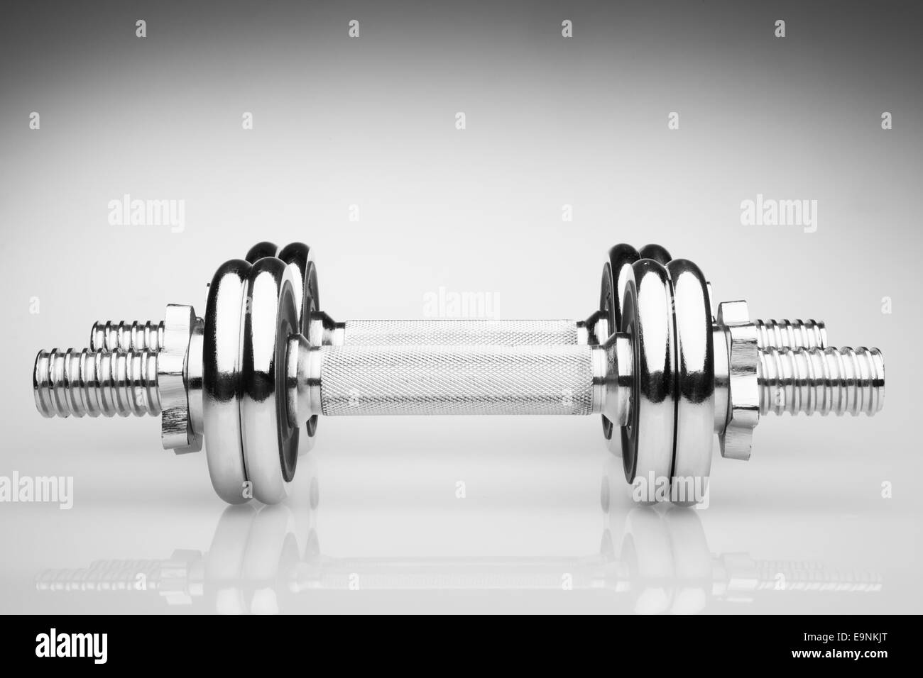 Dumbbell Black and White Stock Photos & Images - Alamy