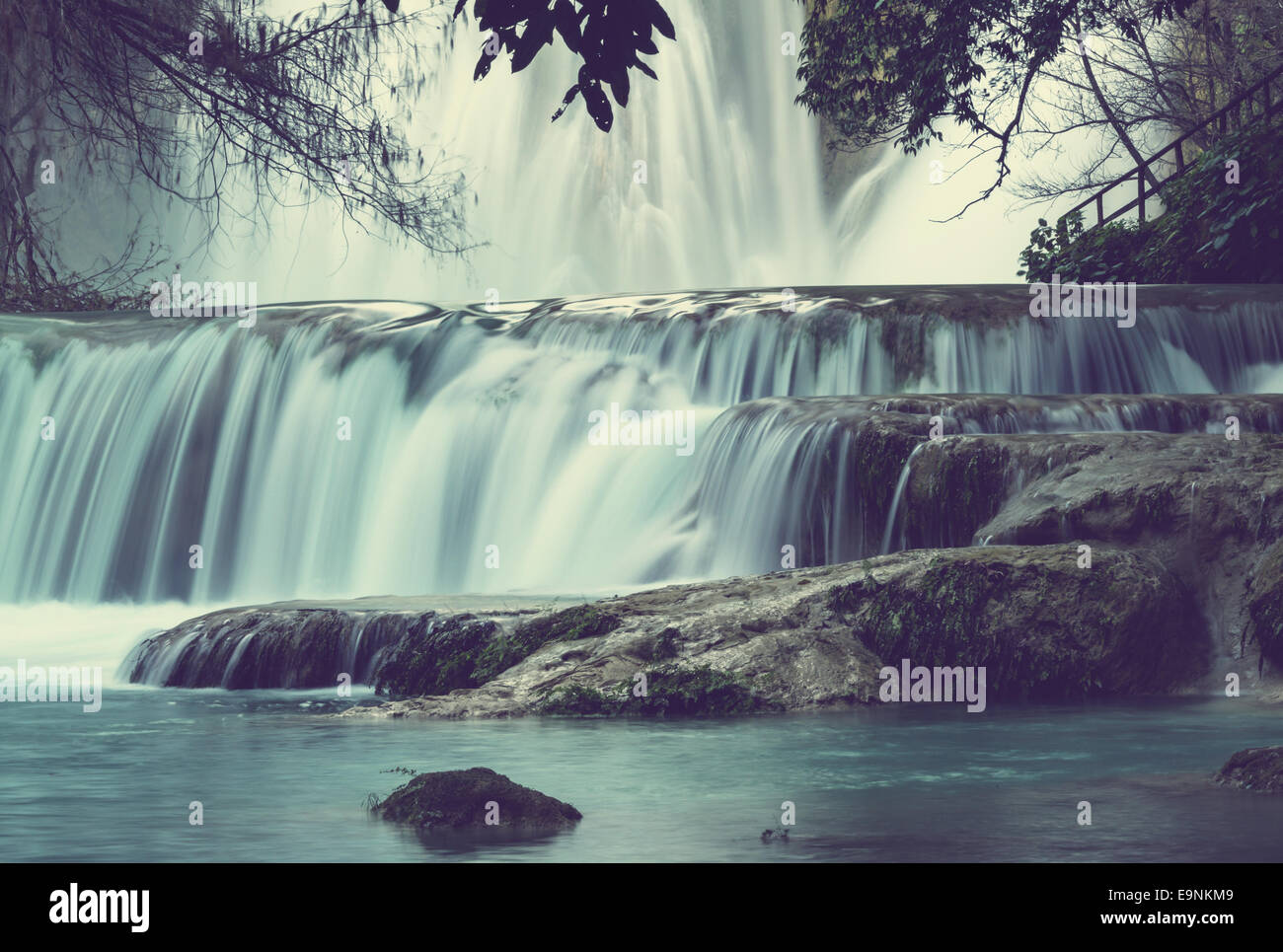 Waterfall in Mexico Stock Photo - Alamy