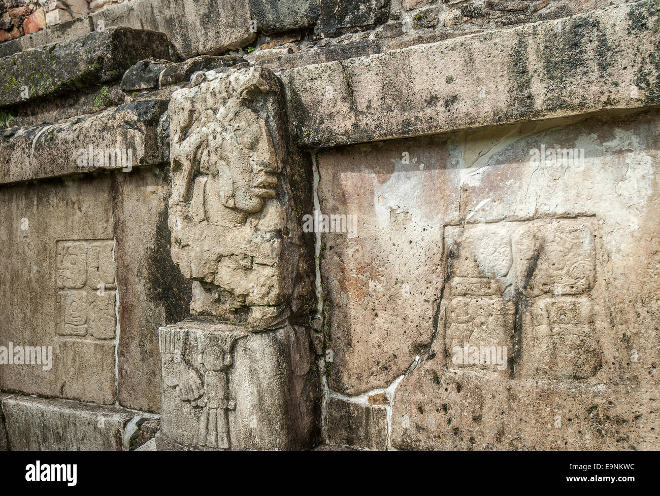 Bas-reliefs at Ruins of Palenque, Mexico Stock Photo - Alamy