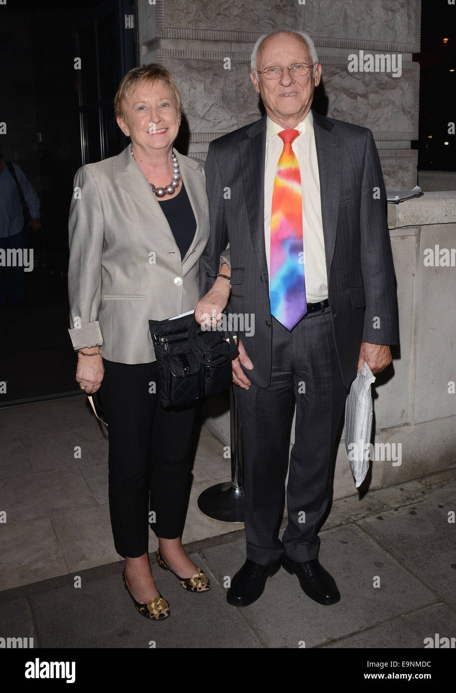 London.UK. Dickie Arbiter and wife at Great Britain Press Night After ...