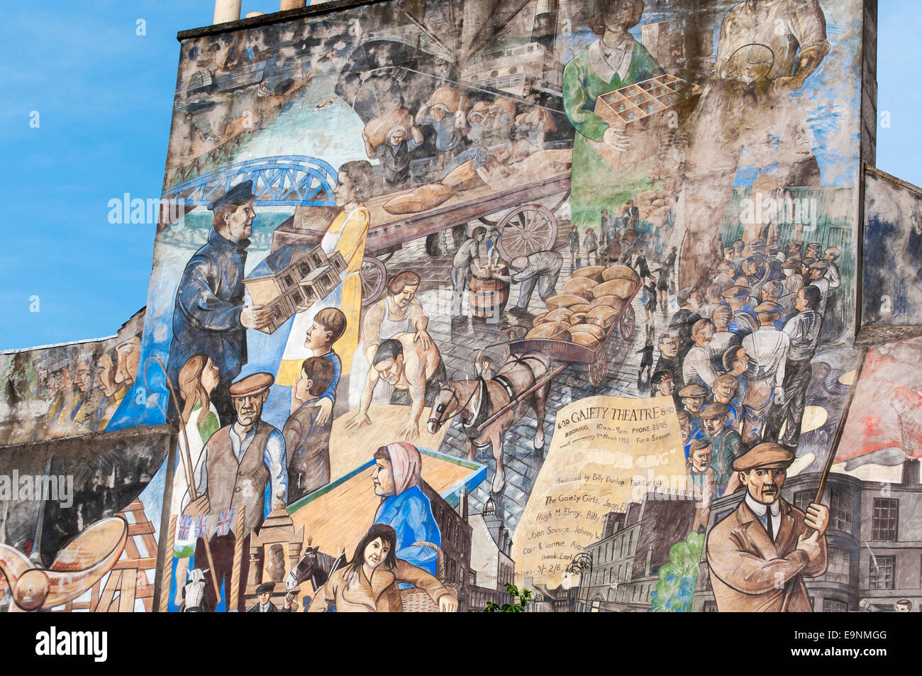 Gable end wall mural hi-res stock photography and images - Alamy