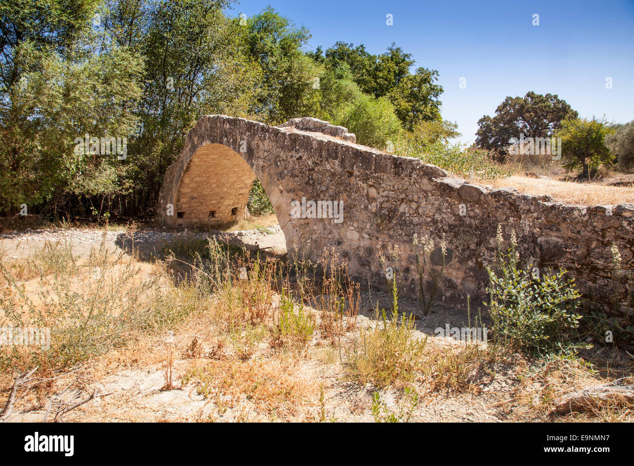 Skarfos Bridge on Cyprus Stock Photo - Alamy