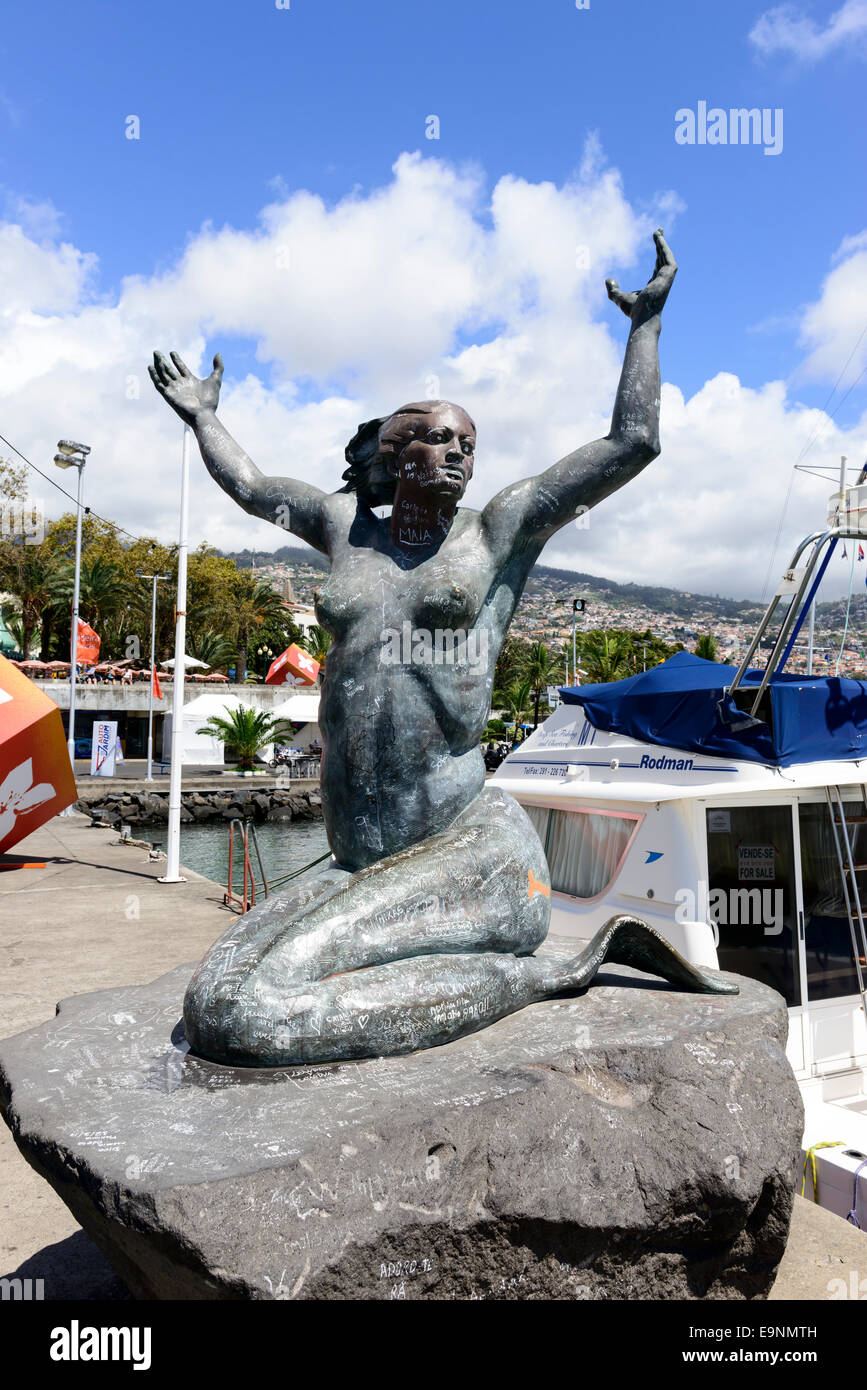 Statue mermaid female woman hi-res stock photography and images - Alamy