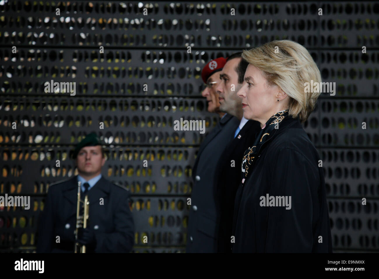German defense minister ursula von der leyen hi-res stock photography ...