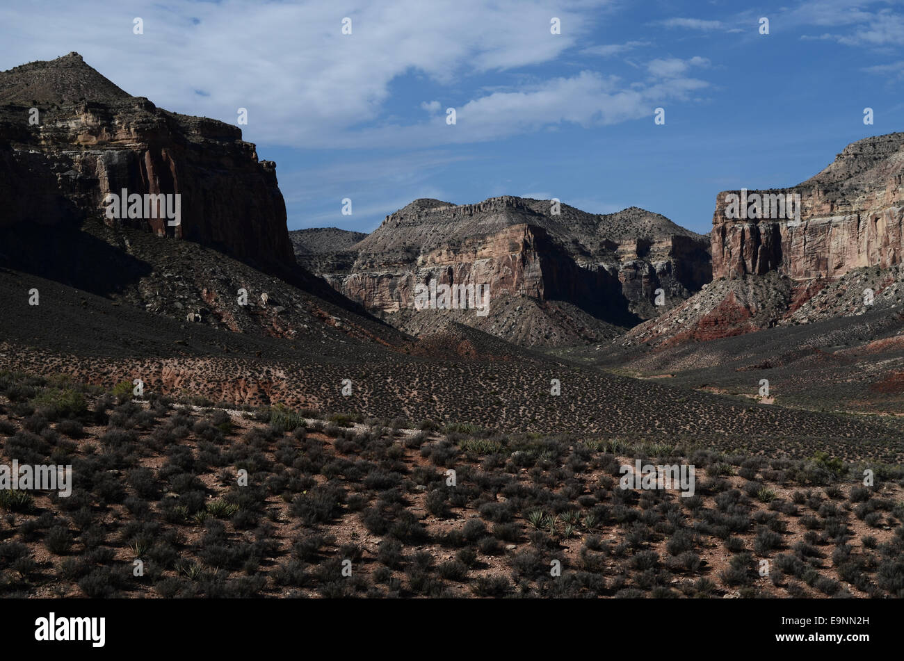 The beginning of an eight mile hike into the Indian reservation, Supai ...