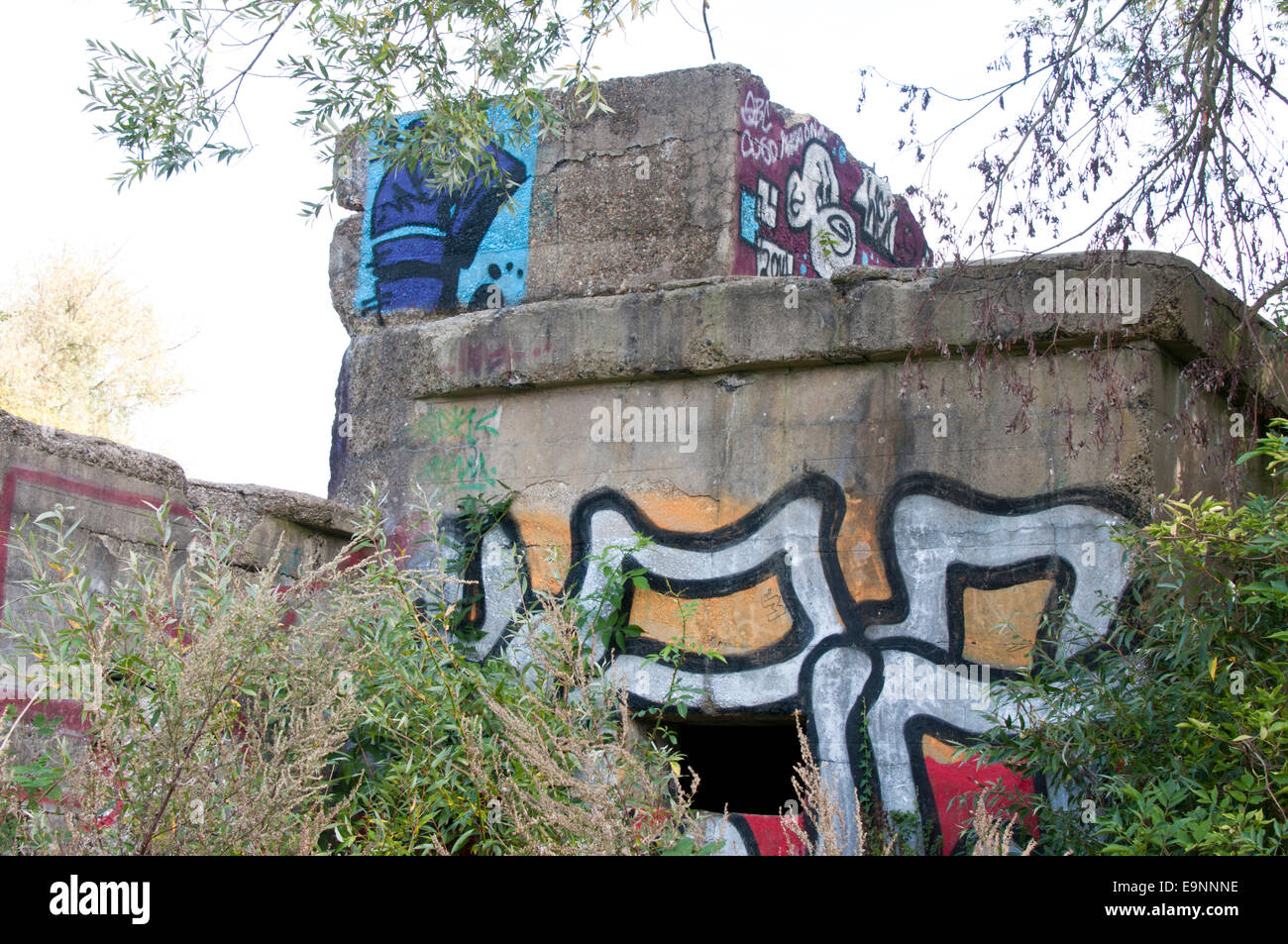 One of many old WW2 buildings in the Lea/ Lee Valley which were part of ...