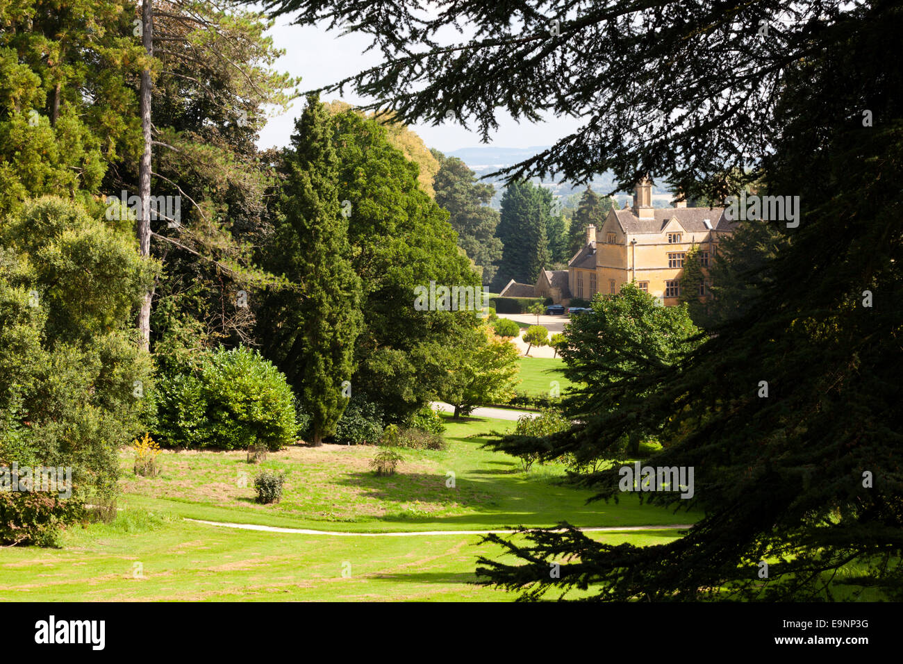 Autumn at Batsford Park Arboretum in the Cotswold village of Batsford ...