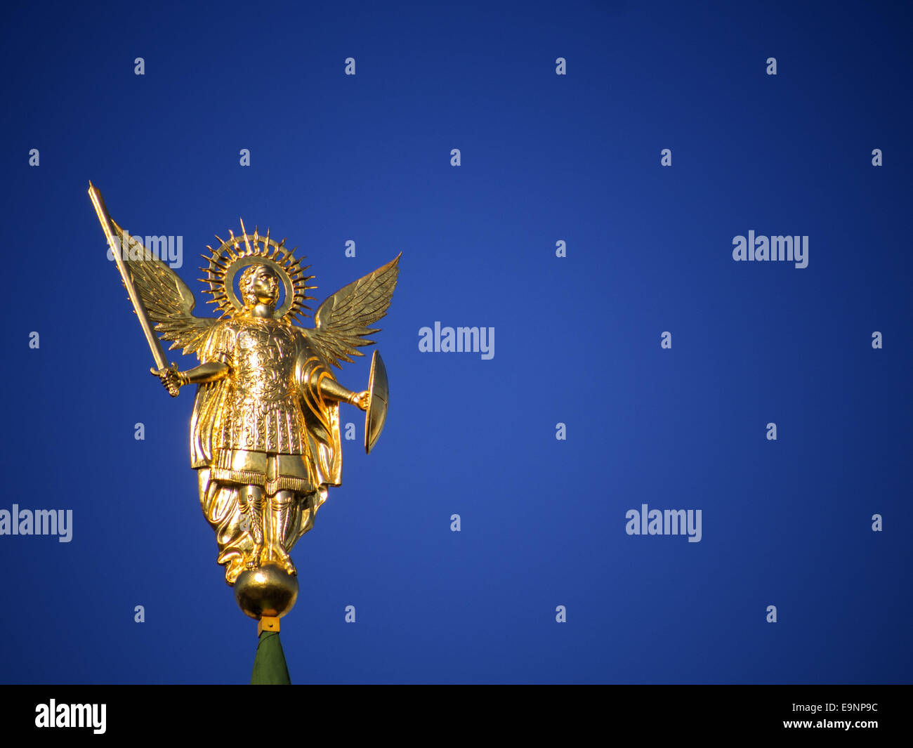 Archangel Michael in St. 30th Oct, 2014. Sophia monastery, Kiev ...